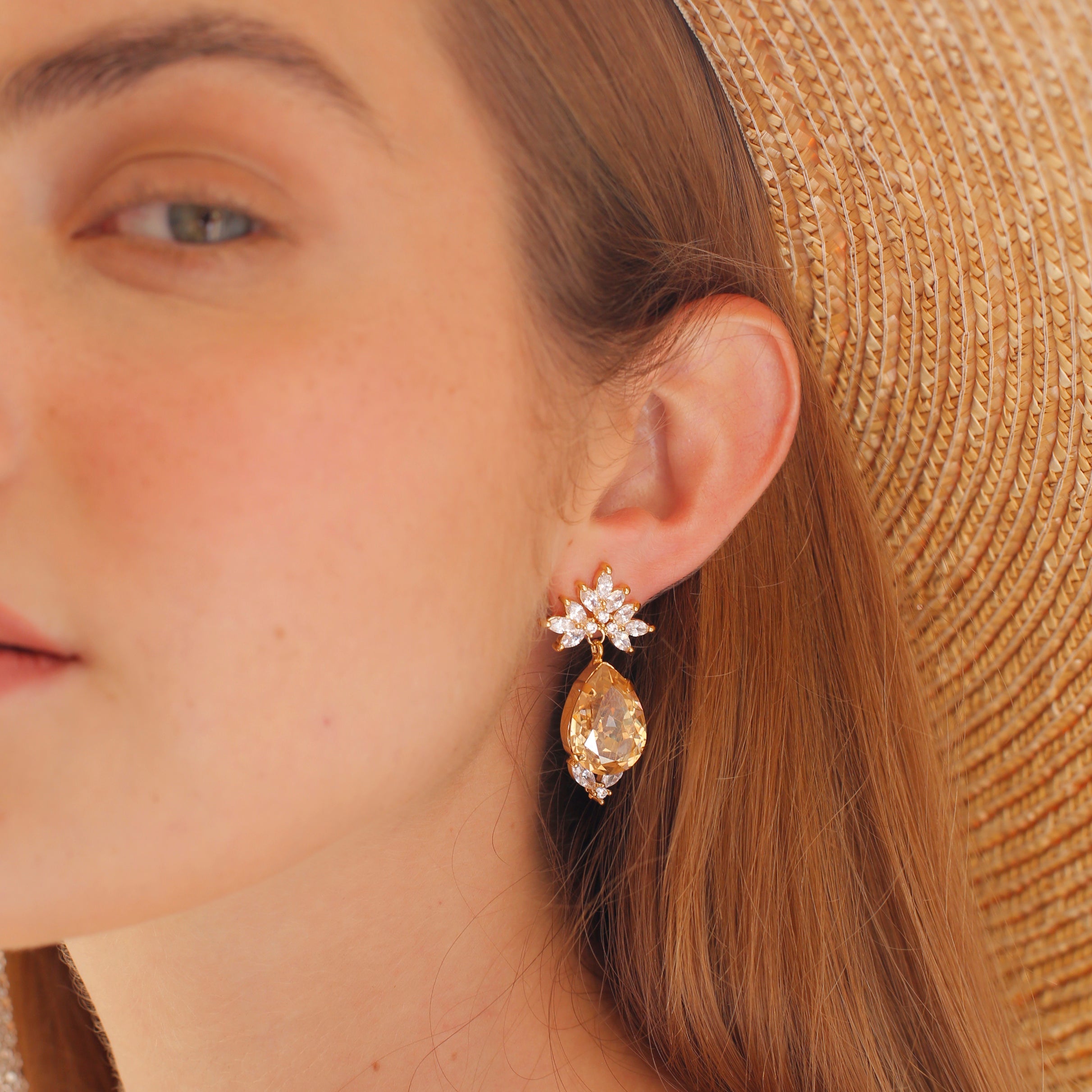 Cielo earrings | Champagne
